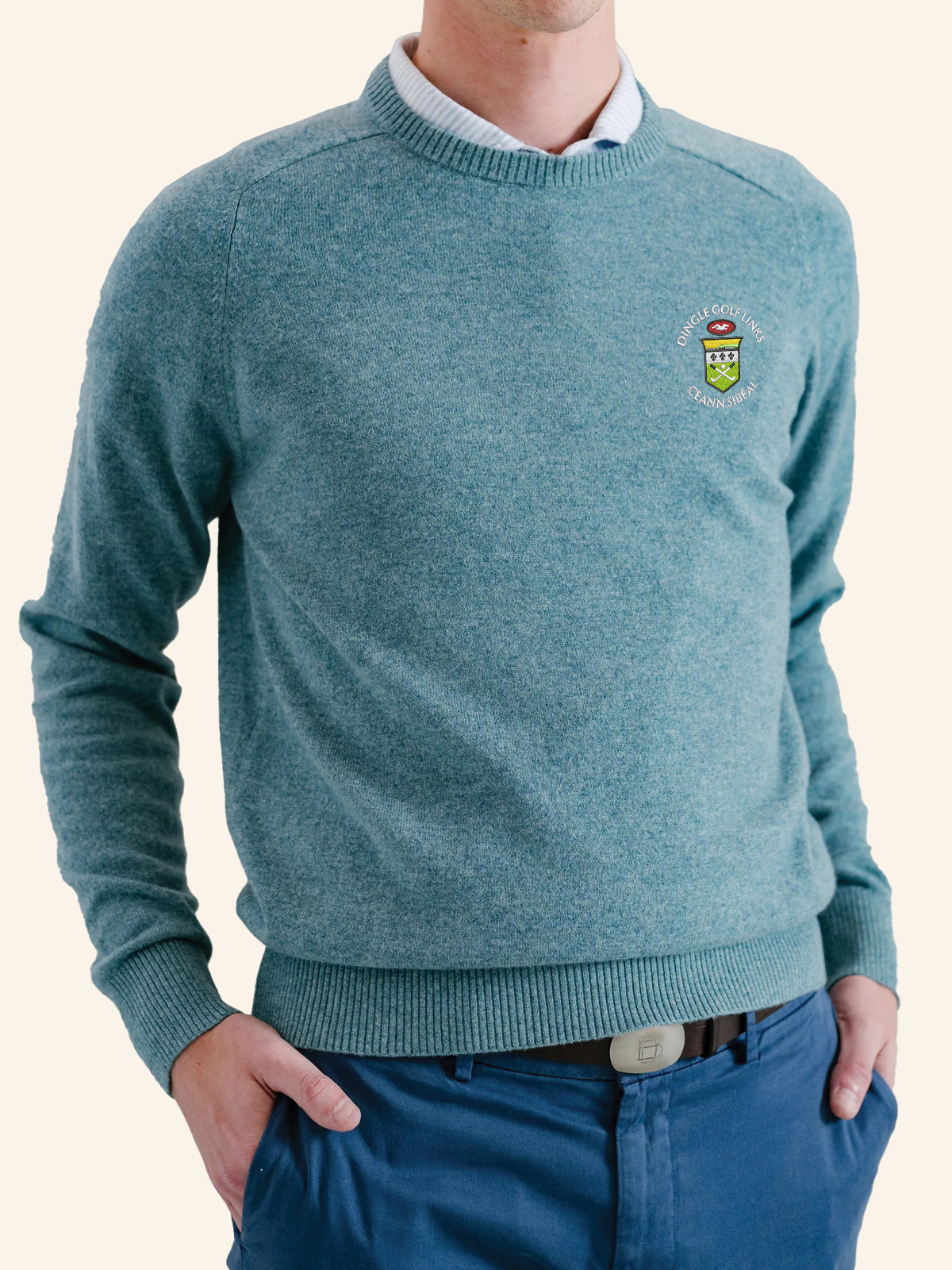007 Cashmere Crewneck - Dingle Golf Links – Fescue & Dunes
